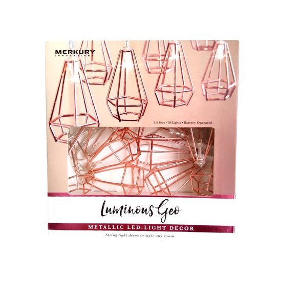 Decor | Accents | String Lights Metallic Led Light Decor By Merkury Innovations | Poshmark